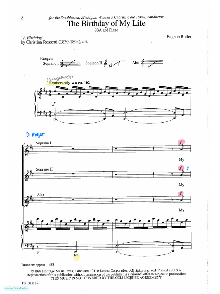 N43 Set Piece (2026) a Birthday in My Life | PDF