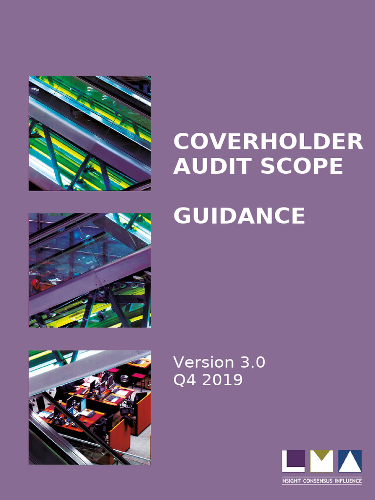 Coverholder Audit Guidance 2019 | PDF | Insurance | Audit