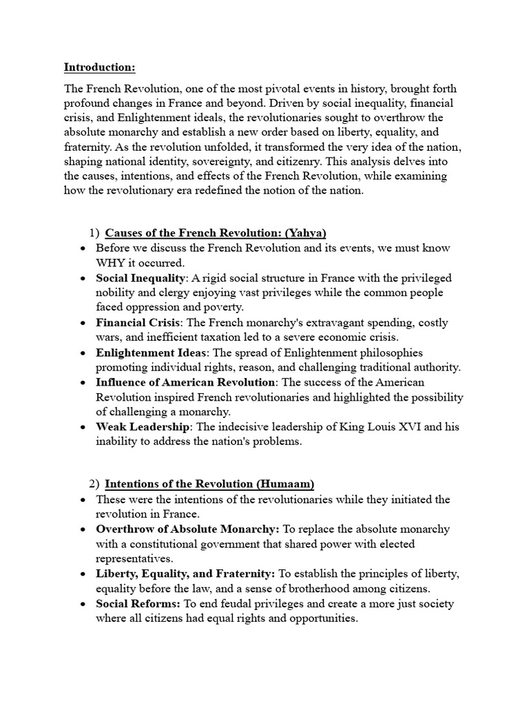 SST History Presentation | PDF | French Revolution | Nationalism