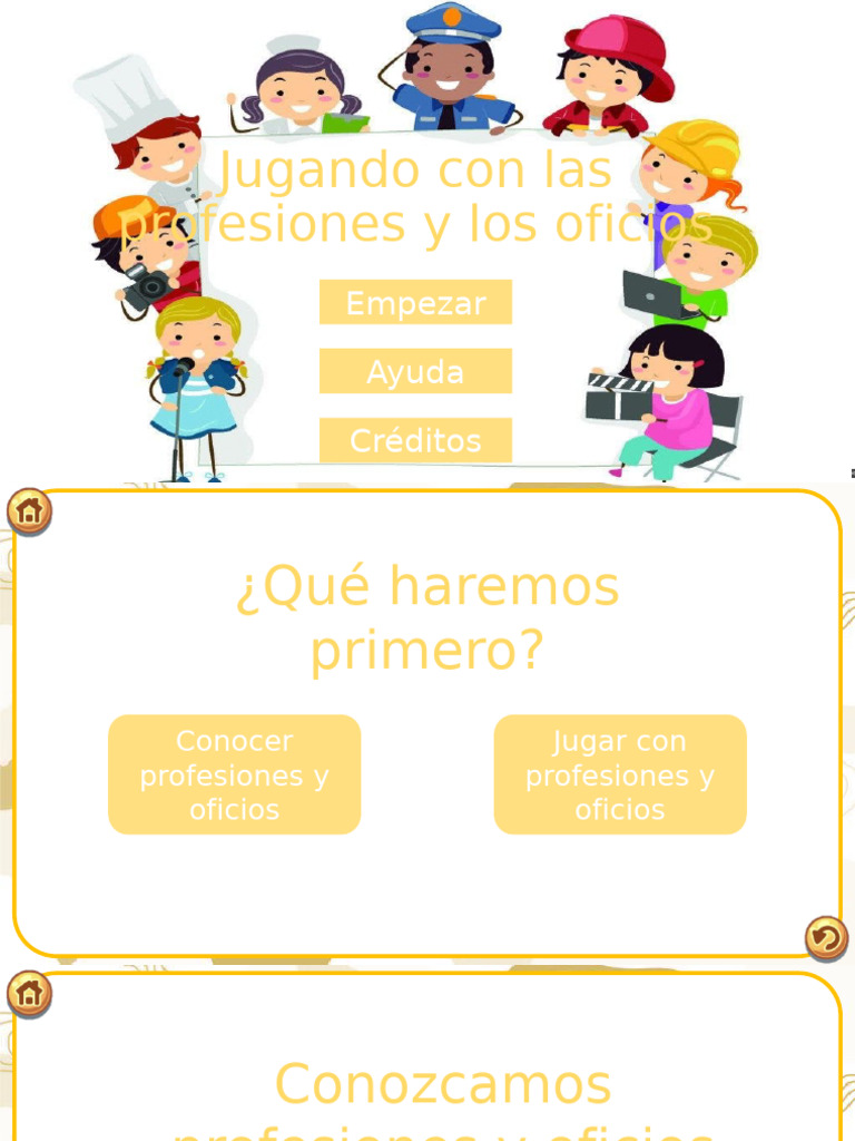 Jugando Con Las Profesiones y Los Oficios-1 | PDF