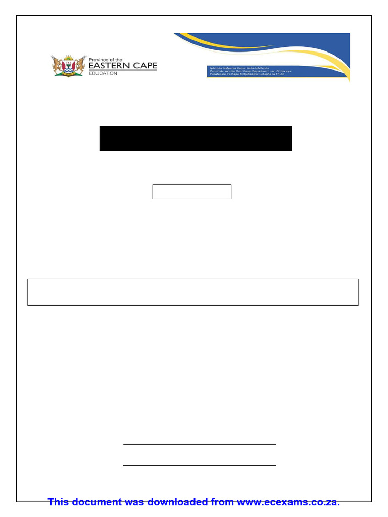 English Fal p1 QP Gr12 Sept 2025 - Watermark | PDF | Strength Training ...