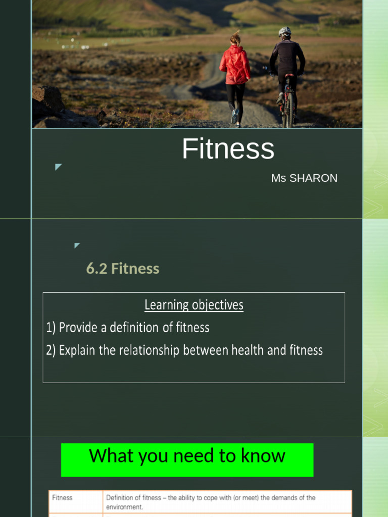 Understanding Fitness, Health, and Exercise | PDF