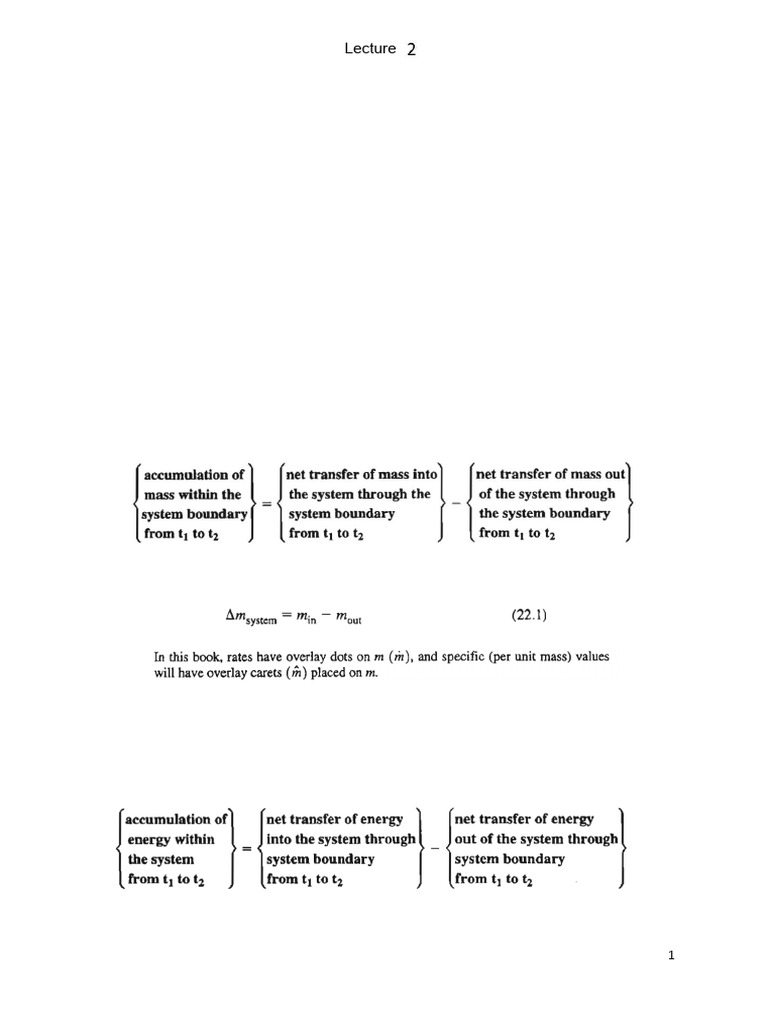 Energy Balance Equations Overview | PDF | Heat | Steady State