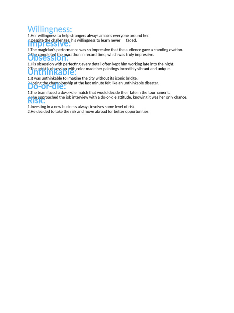 Willingness | PDF