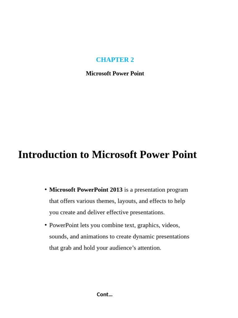 Ch02 Powerpoint | PDF | Microsoft Power Point | Computing