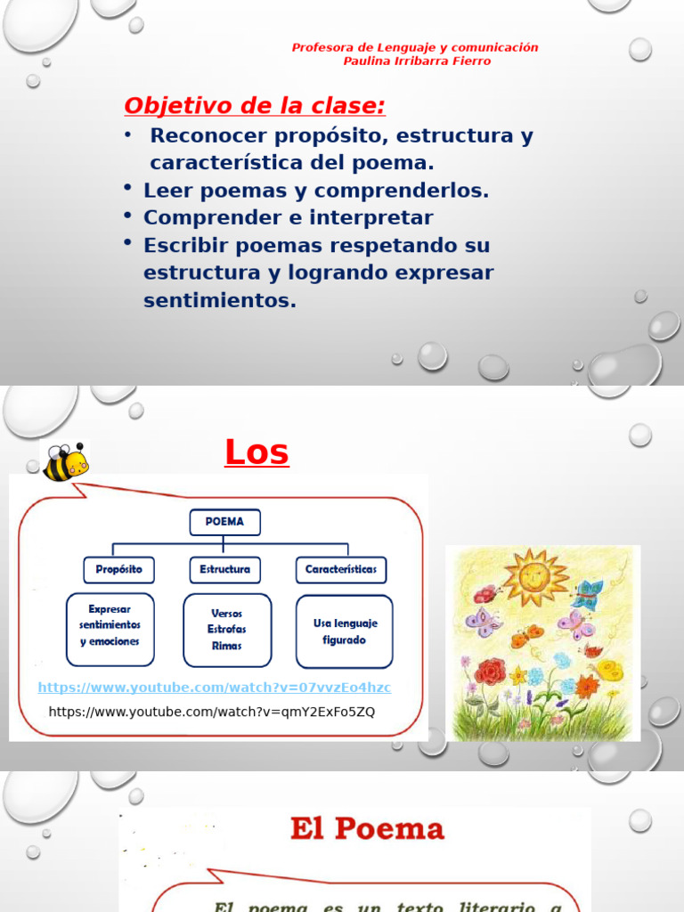 Comprensión y escritura de poemas | PDF