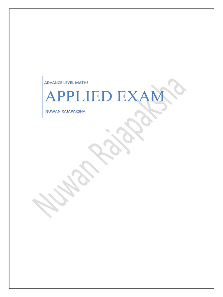 25al Final Revistion Applied | PDF