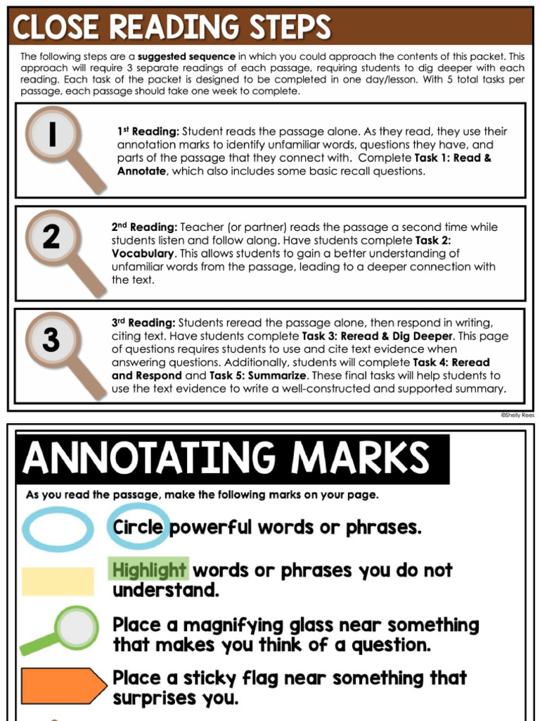 Vocabulary and Comprehension Tasks | PDF