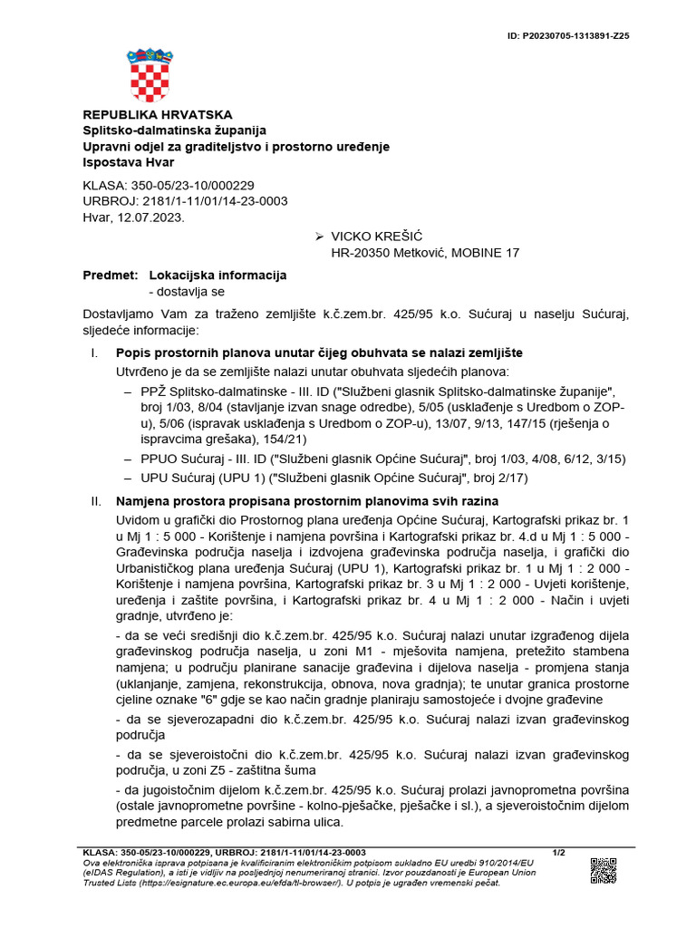 Lokacijska Informacija | PDF