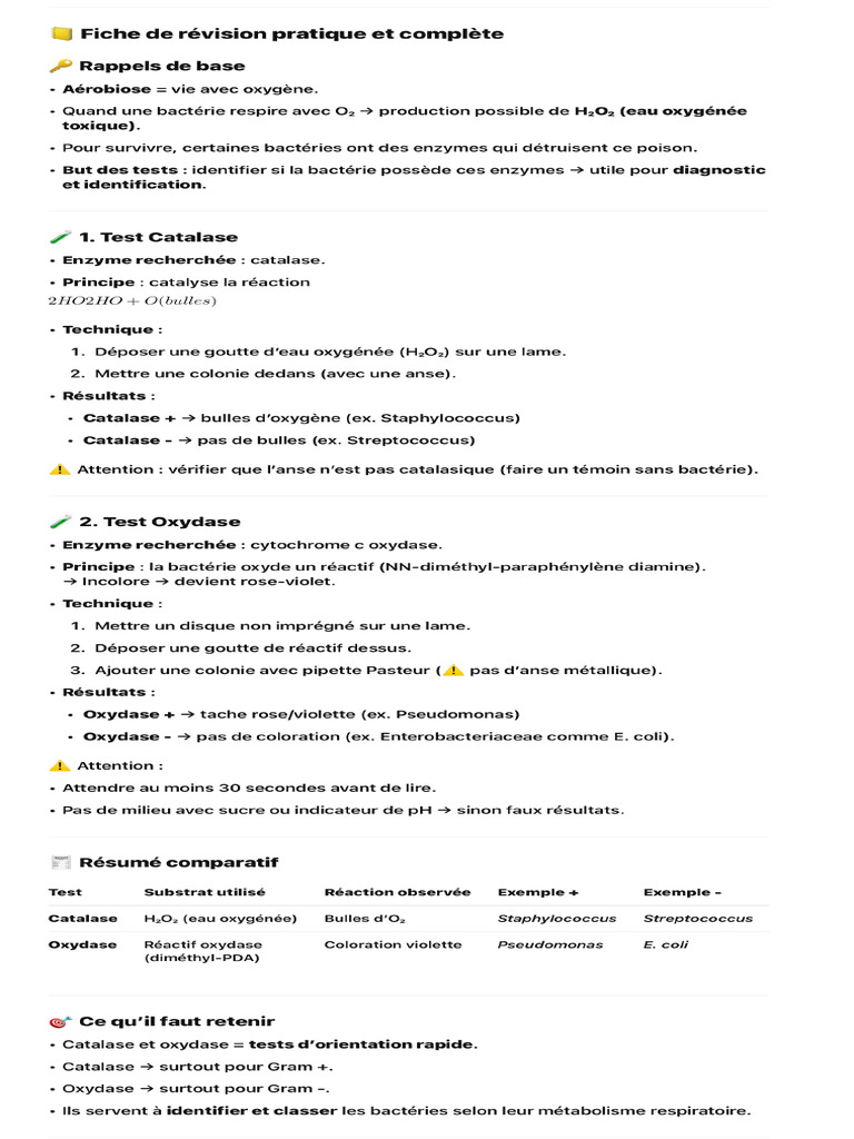 Définition de L'aérobiose | PDF