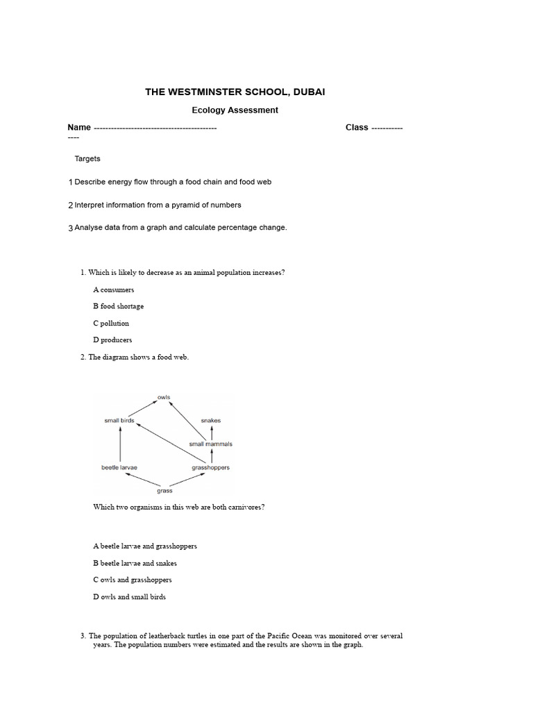 Screenshot 2025-05-16 at 1.40.14 PM | PDF | Food Web | Ecology