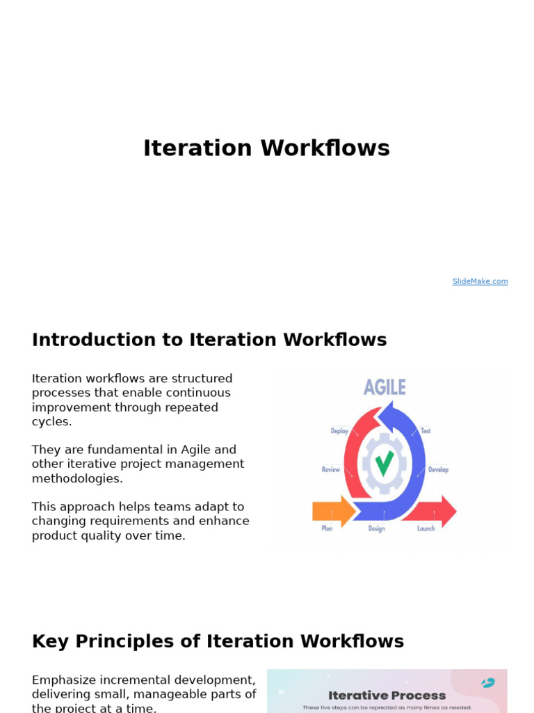 Iteration Workflows | PDF
