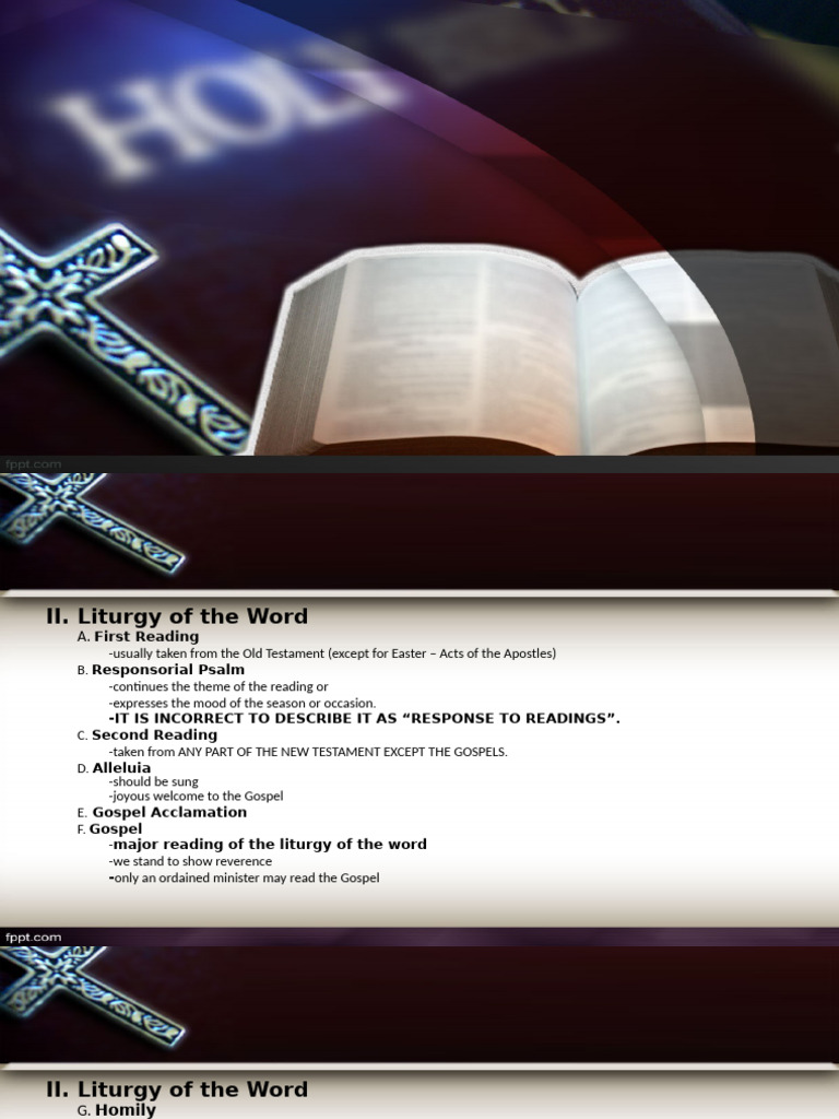 Utm 3 | PDF | Mass (Liturgy) | Eucharist