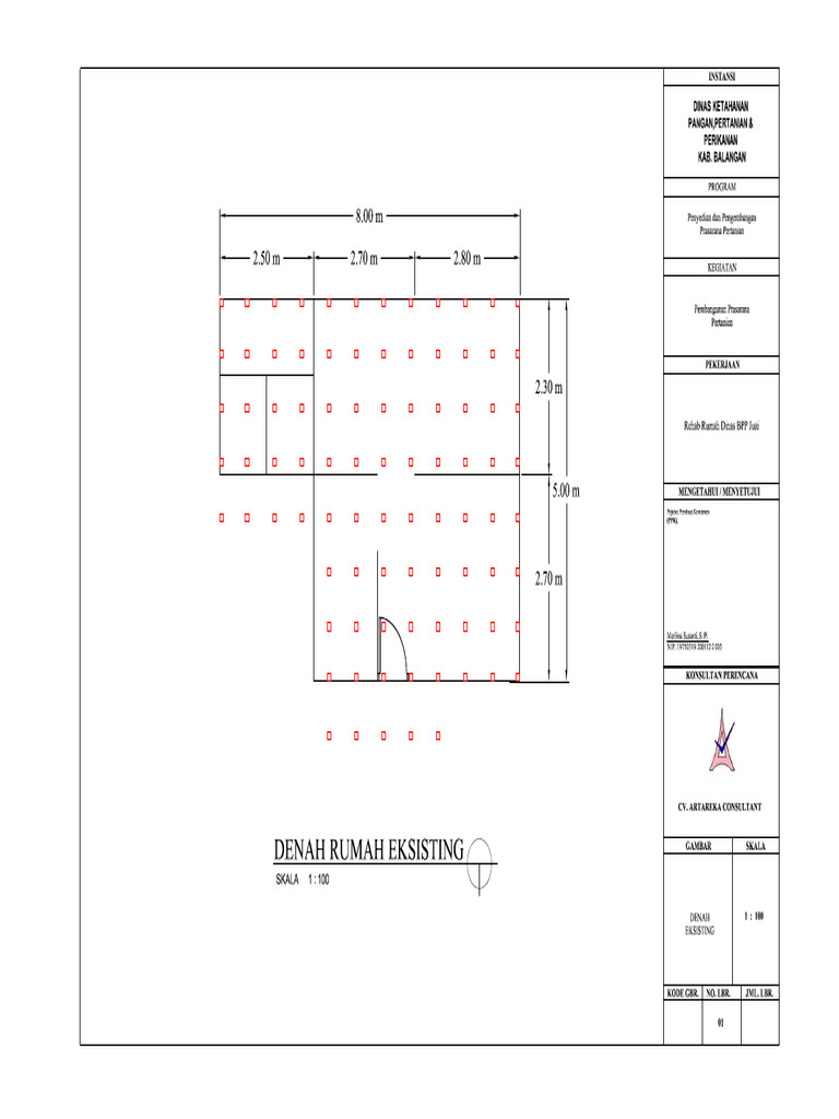 GAMBAR Rehab Rumah Dinas BPP Juai | PDF