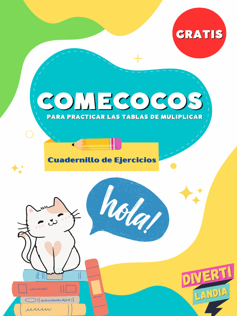 COMECOCOS para Practicar Las Tablas de Multiplicar | PDF