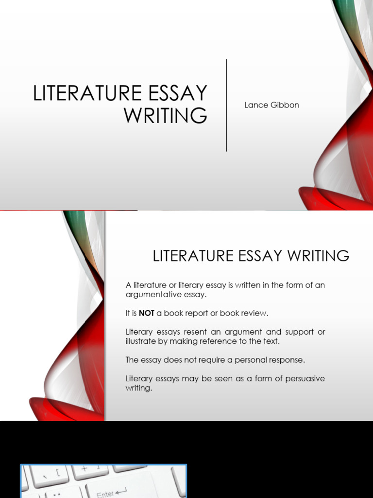 Literature Essay Writing | PDF | The Picture Of Dorian Gray | Essays