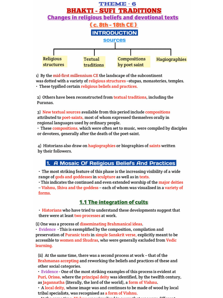 CH 6 History Ncert Notes - 20230703 | PDF