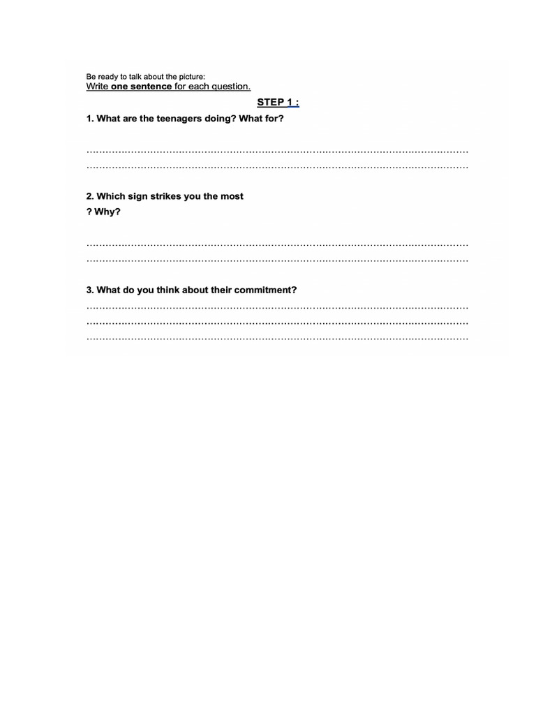 1 Intro Picture Questions | PDF