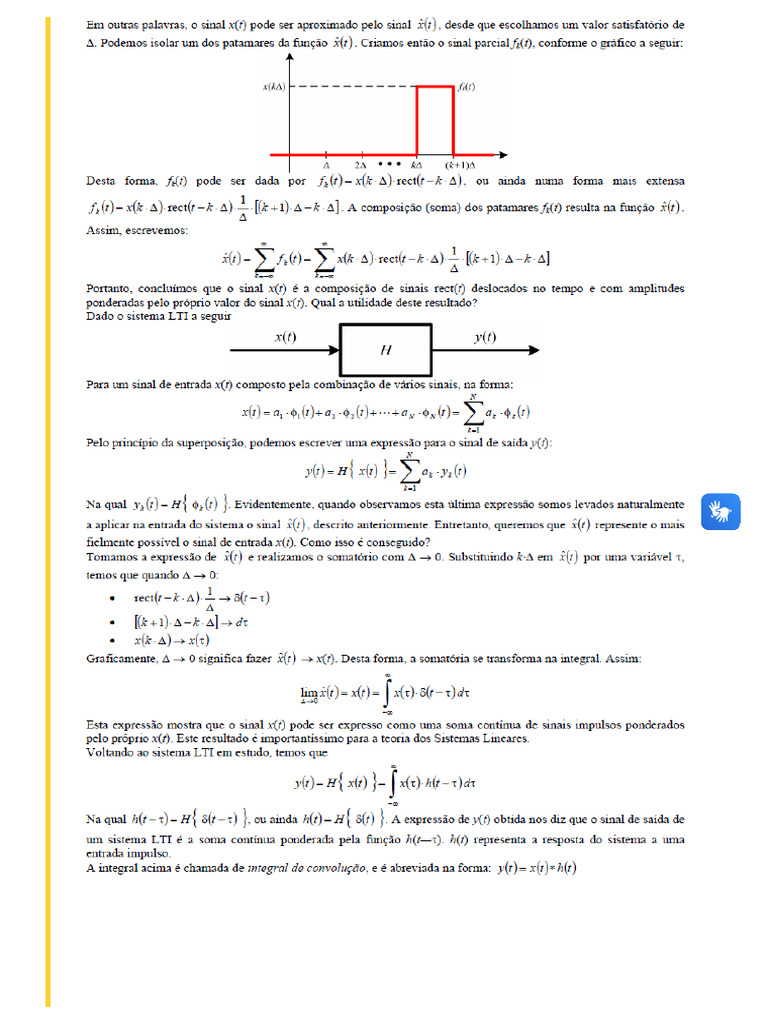 Curso - 024701 - Sinais e Sistemas Lineares - 2025 - 2 - Bacharelado em Engenharia Elétrica ...