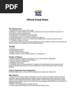 Touch Football Referee Signals Guide | PDF | Touchdown | Hand