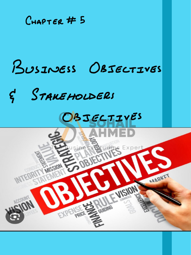 Business and Stakeholder Objectives | PDF | Business | Profit (Economics)