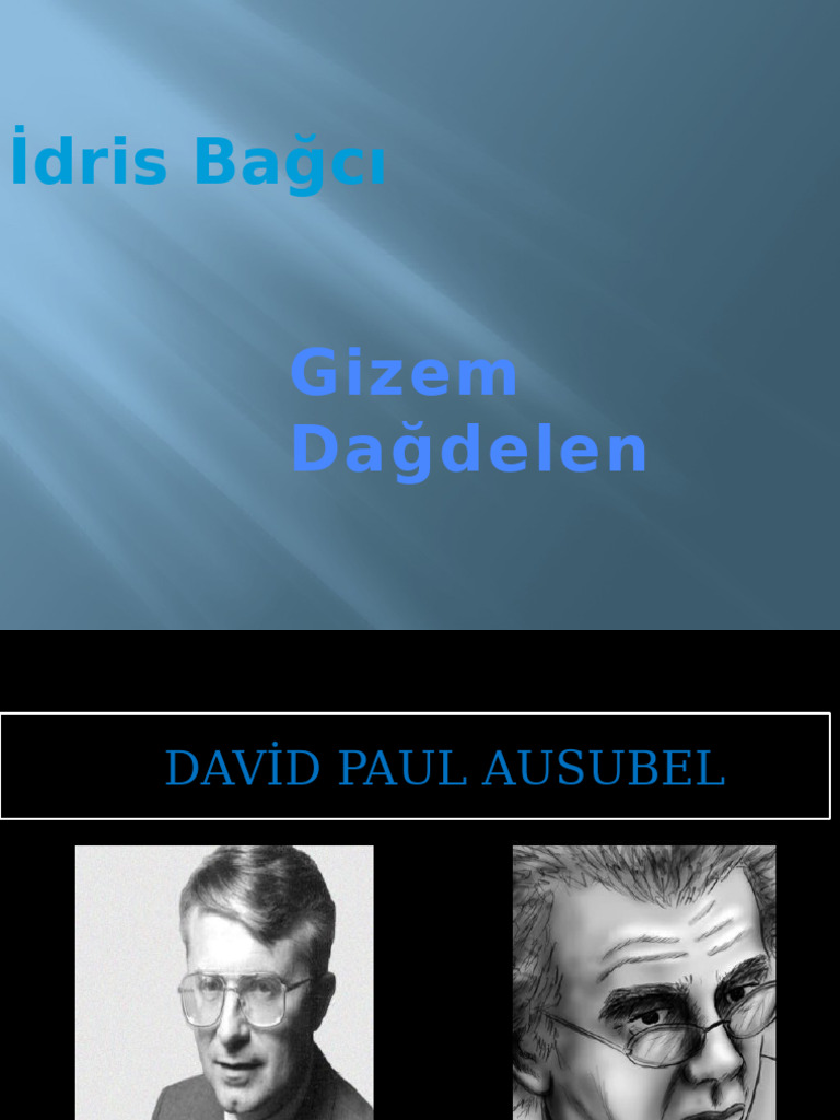 David Ausubel | PDF
