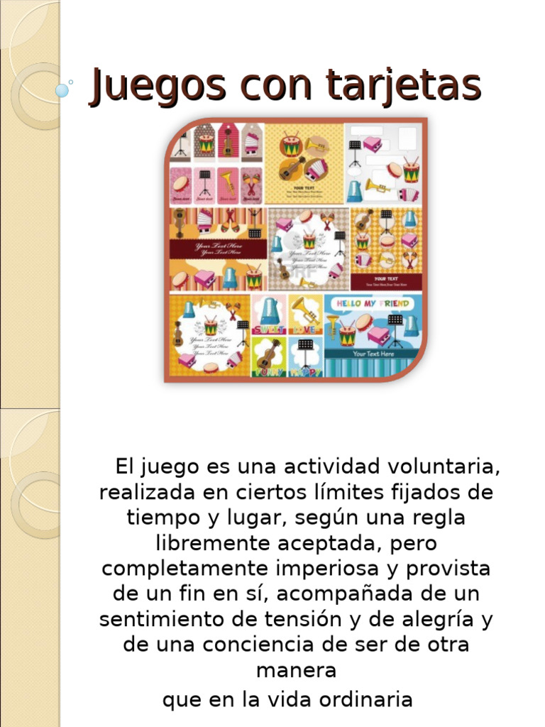 Juegos Con Tarjetas | PDF
