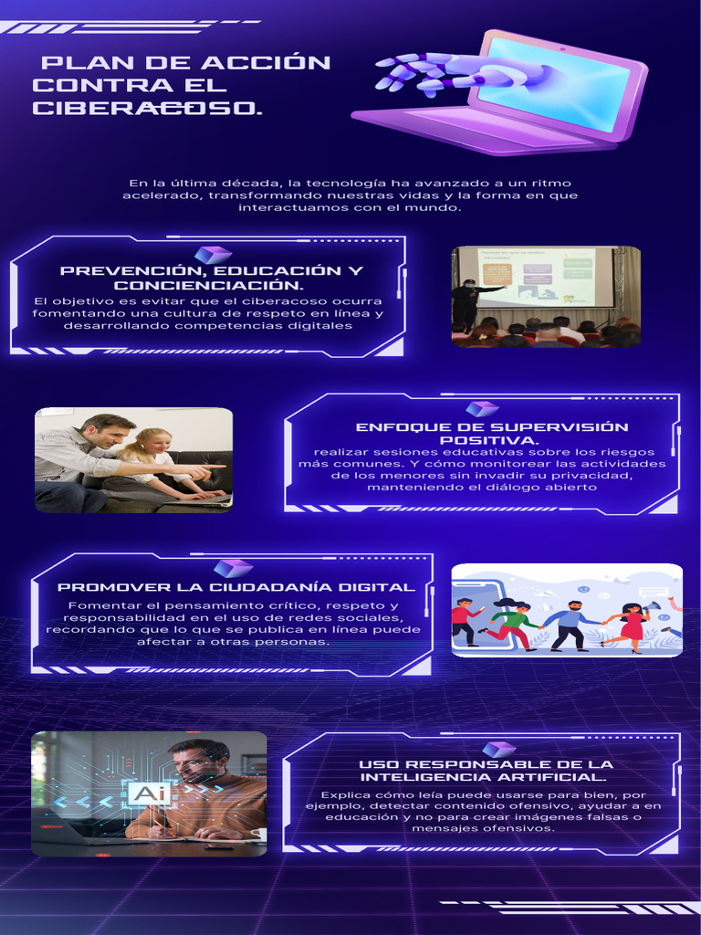 Infografía Avances de Tecnología Moderno Azul | PDF
