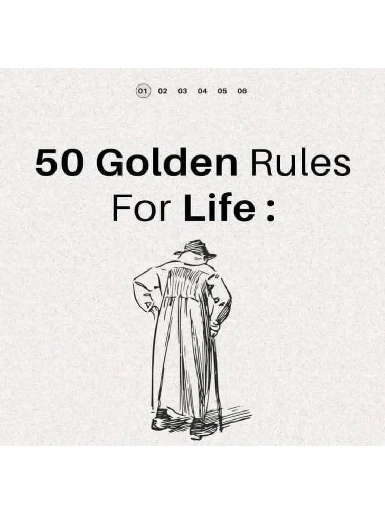 50 Golden Rules For Life | PDF