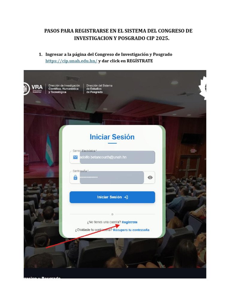 Tutorial Cip Registro 2025 | PDF