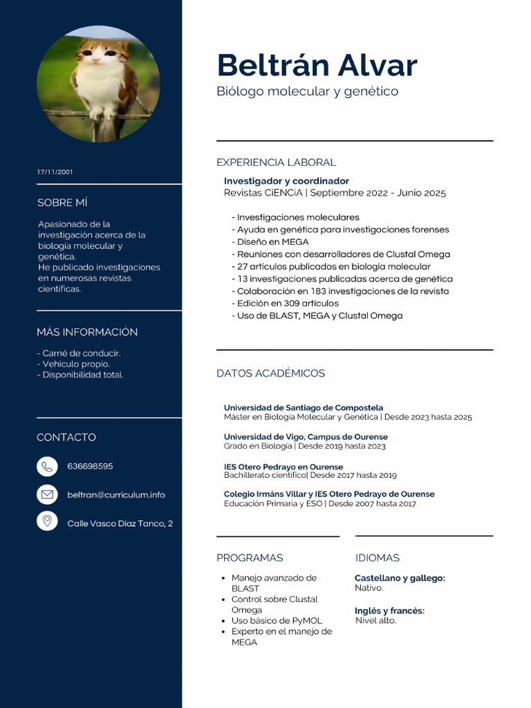 Currículum Corporativo Minimalista Azul Marino - 20251009 - 183412 ...