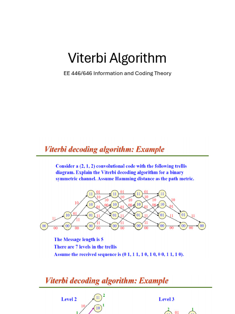Viterbi Algo | PDF