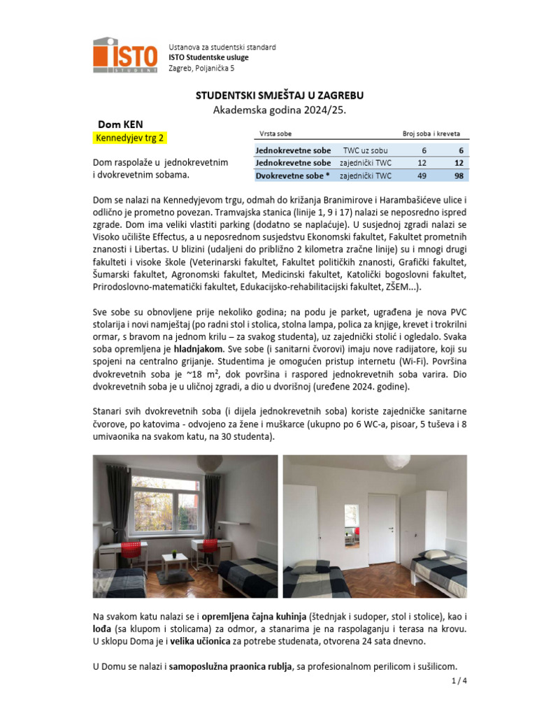 Studentski Smjestaj 2022-23-1 | PDF