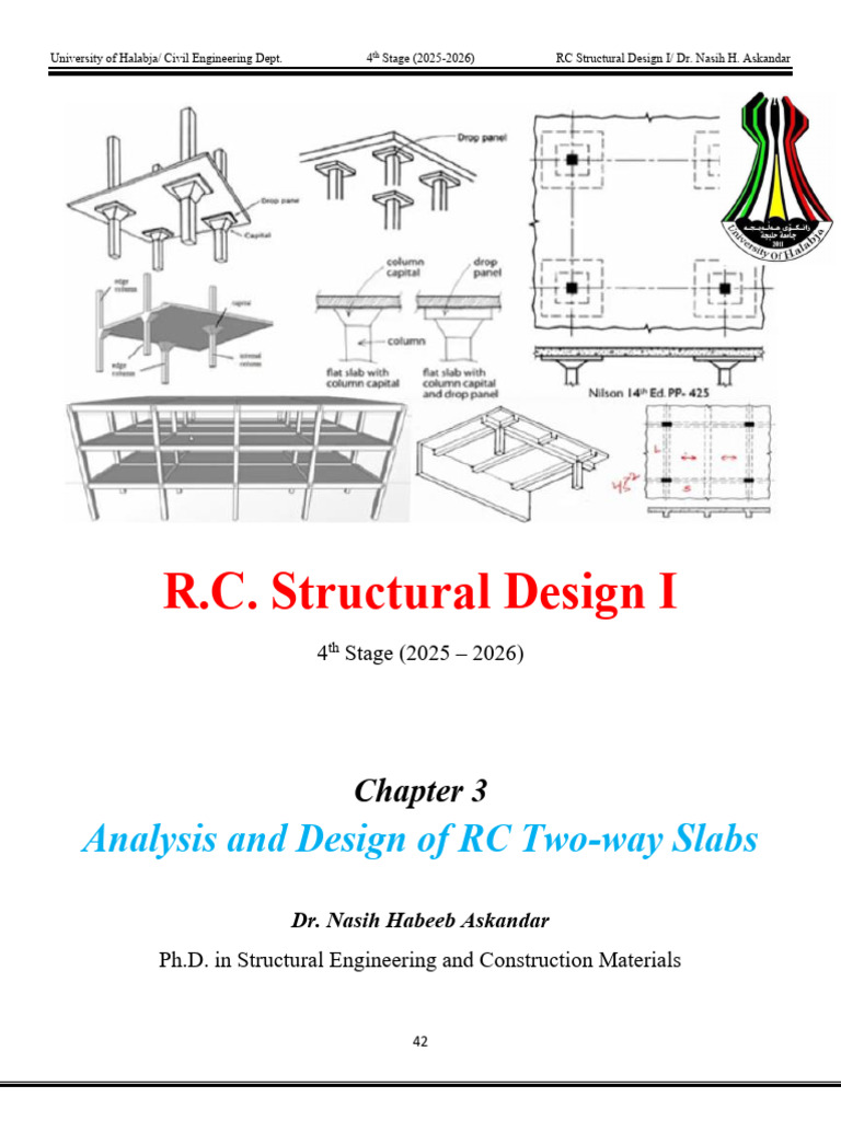 Chapter 3 Analysis and Design of Two Way Slabs Df177cb2e6f23bec | PDF ...