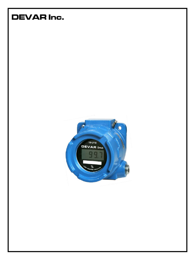 18-LPIX & 18-LPIX-SR Manual Indicator | PDF | Manufactured Goods ...