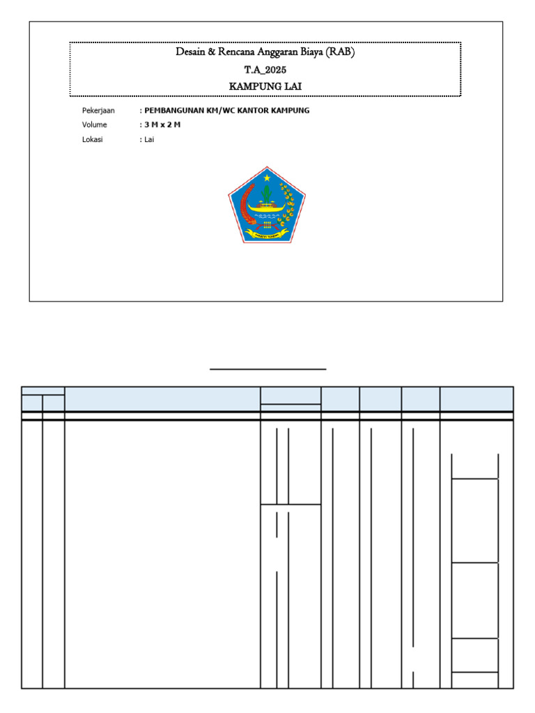 RAB & Desain Toilet-Lai 2025 | PDF