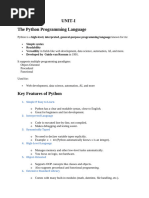 Class 9th AI ( (Introduction To Python) | PDF | Python (Programming ...