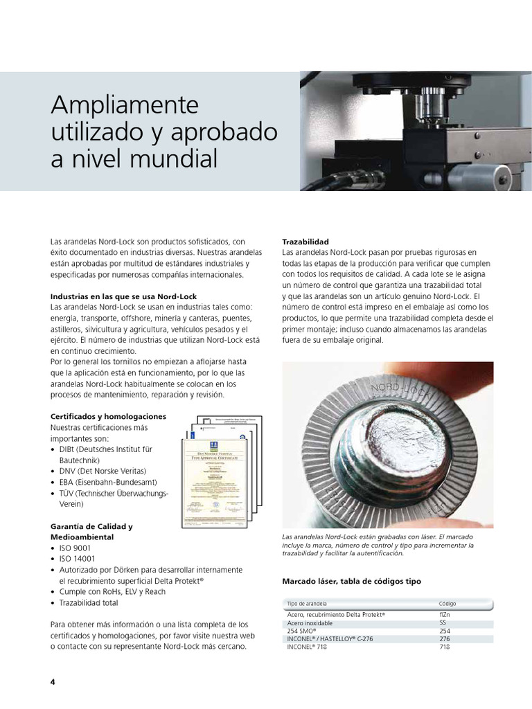 Catalogo Nord Lock 2018 4 | PDF