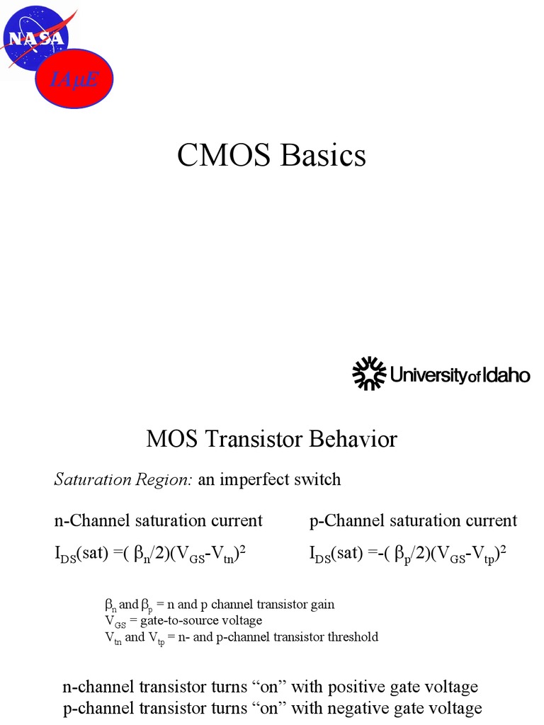 Cmos Basic | PDF | Cmos | Field Effect Transistor