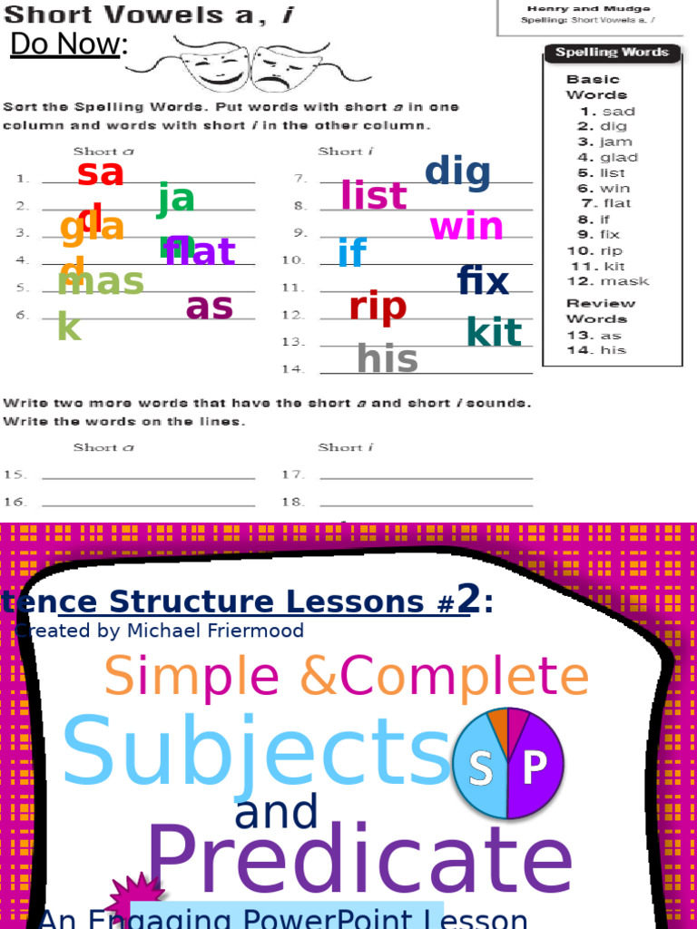 Understanding Subjects and Predicates | PDF | Subject (Grammar) | Grammar