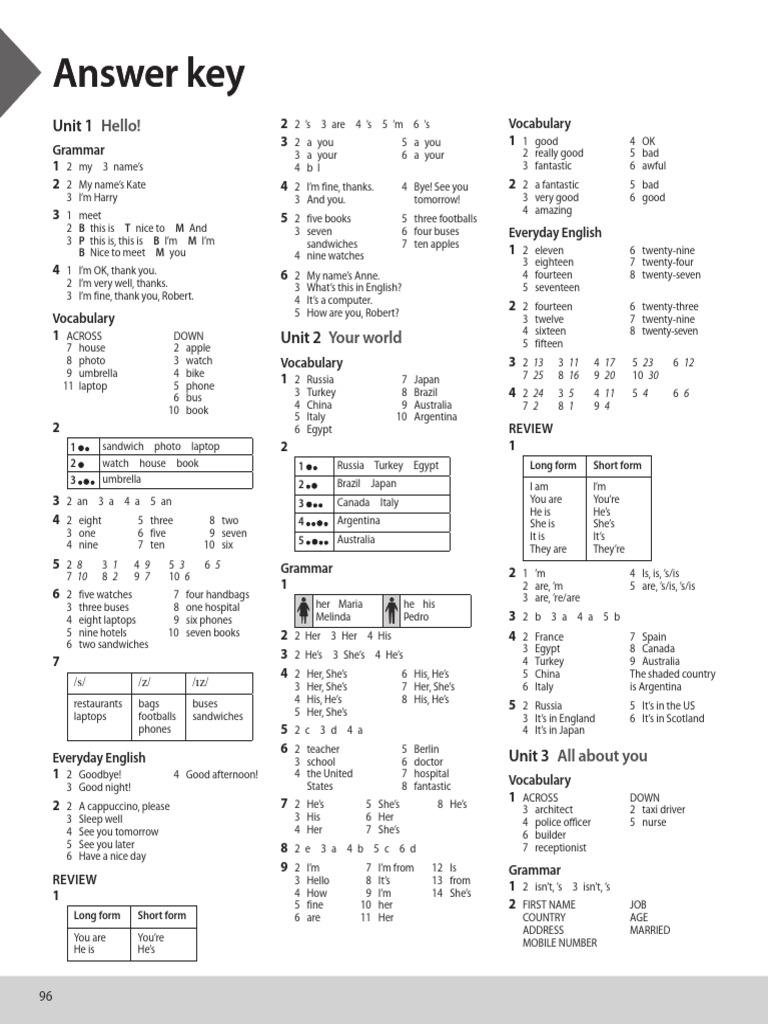 English Vocabulary and Grammar Review | PDF