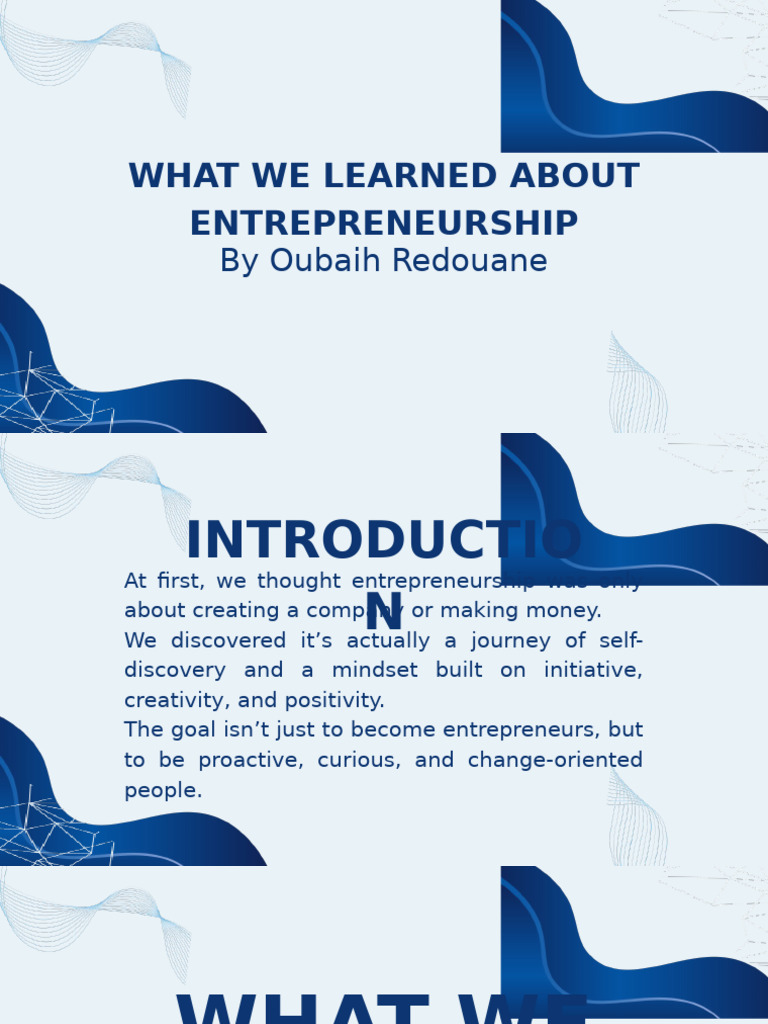 MyPresentation OubaihRedouane-AC104 2025 | PDF