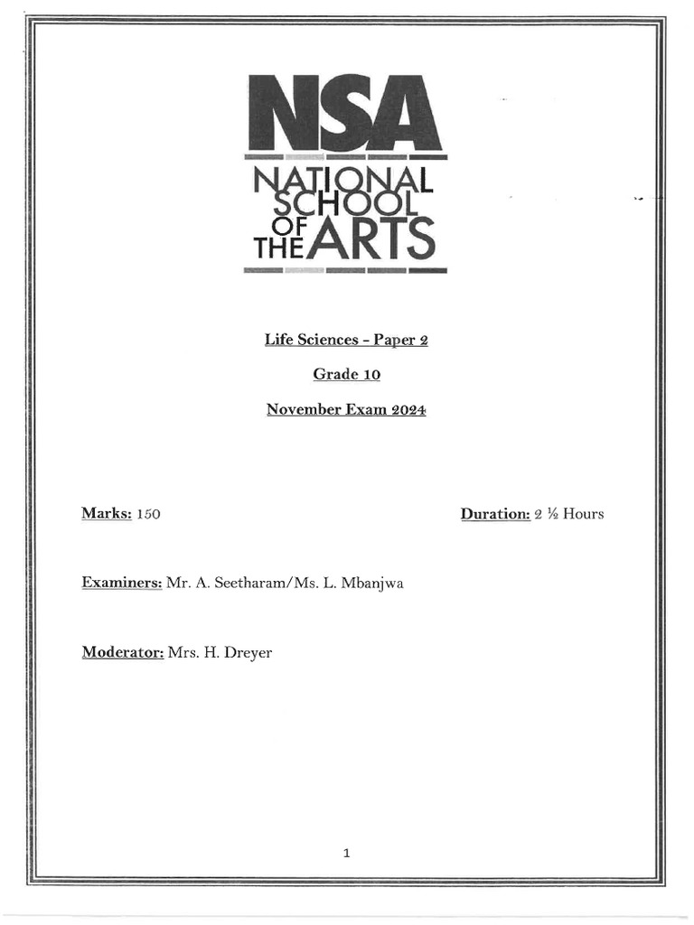 Life Sciences P2 25 | PDF