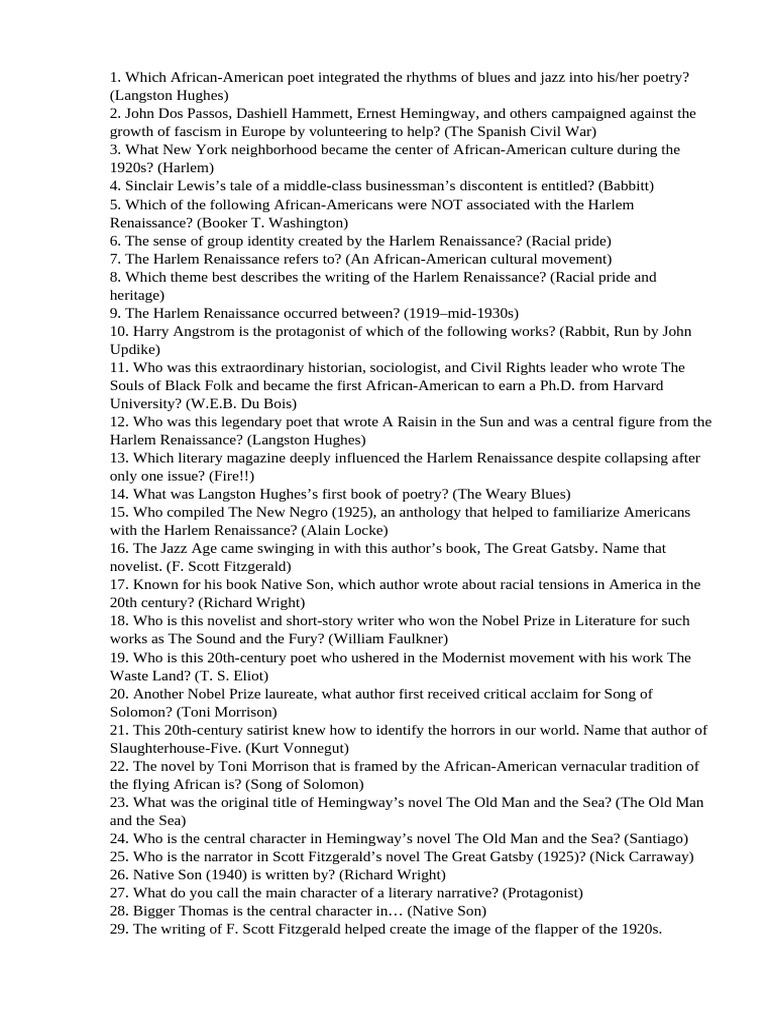 American Literature | PDF | Beat Generation | Uncle Tom's Cabin