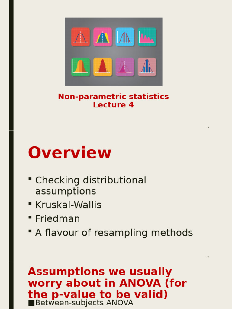 Non-Parametric Statistical Methods Overview | PDF | Analysis Of ...