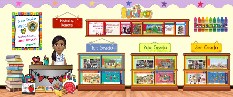 Libros de Texto Preescolar Agos-24 | PDF