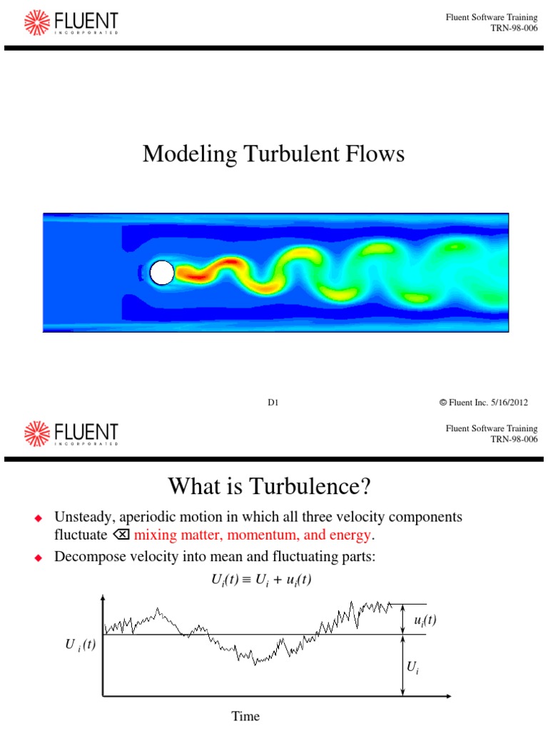 fluent _D | Fluid Dynamics | Turbulence