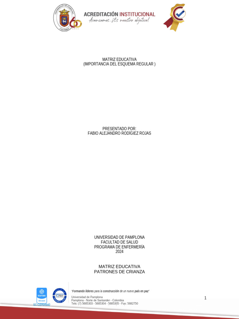 Matriz Educativa Esquema Pai. | PDF | Sistema inmune | Vacunas