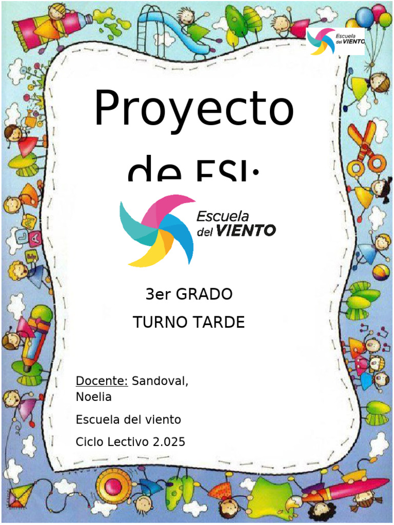 Proyecto Esi Sandoval Noelia | PDF | Enseñando | Escuelas