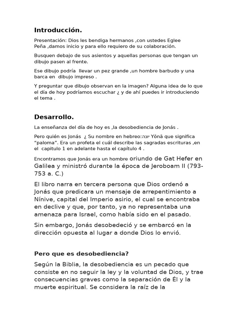 Jonás | PDF | Jonás